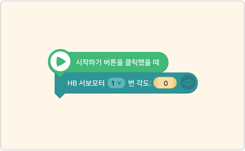 서보모터로 움직임 표현하기 프로그래밍 하기 크레아트봇
